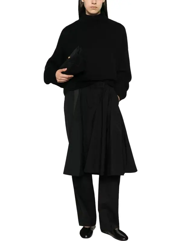 LISA YANG Zerlina Ribbed-knit Roll-neck Sweater - Black