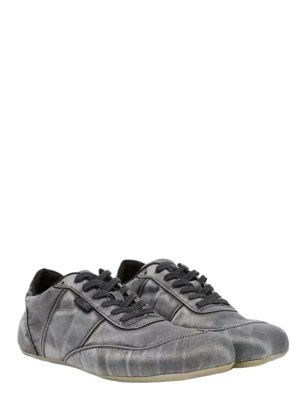 MAISON MARGIELA Faded Effect Lace-up Sneakers - Grey