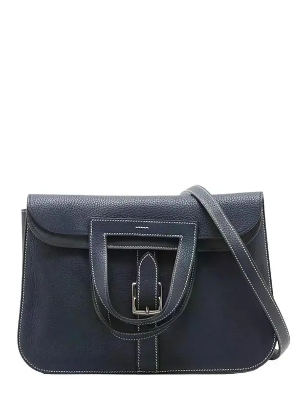 Hermès 2016 Clemence Halzan 31 Satchel - Blue