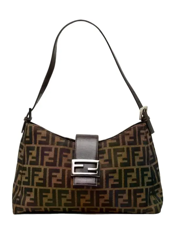 Fendi 20th Century Zucca Canvas Shoulder Bag - Brown
