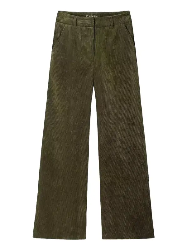 CAMBIO Amelie Corduroy Trousers - Green