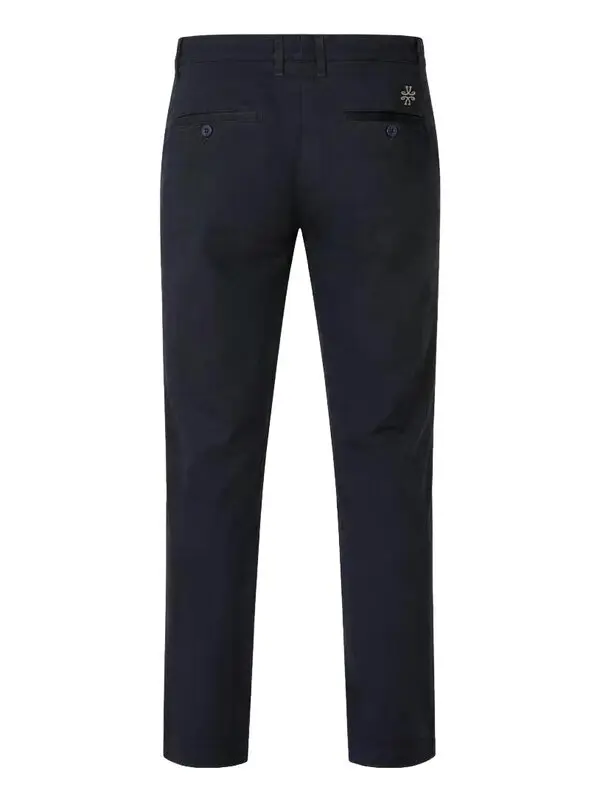 Jacob Cohen Logo-embroidered Slim-fit Trousers - Blue