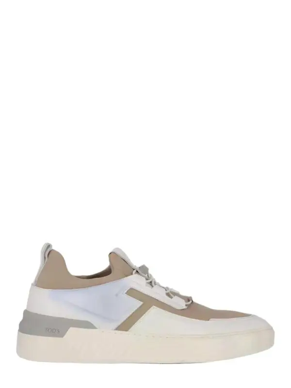 TOD'S T-logo Toggle-fastening Sneakers - White