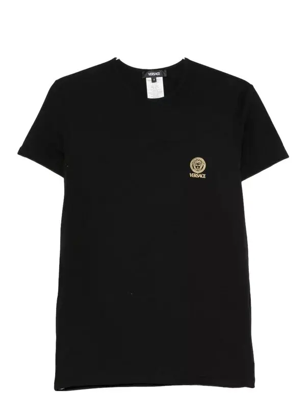 Versace Logo-print T-shirt - Black