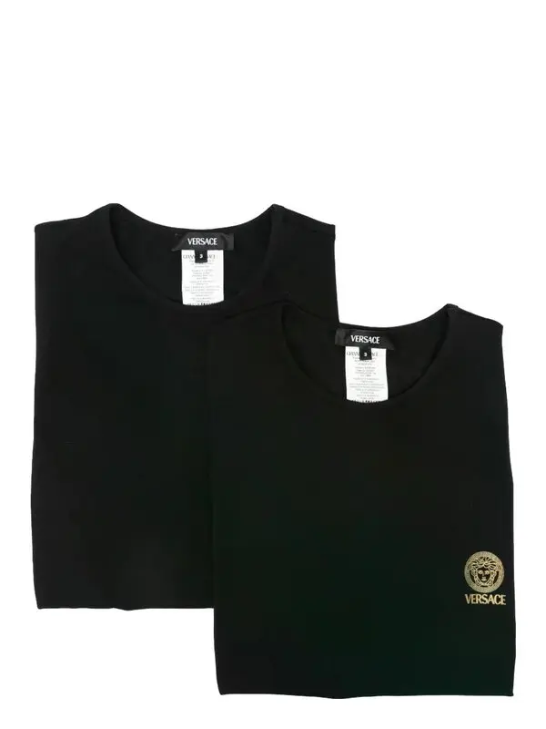 Versace Logo-print T-shirt - Black