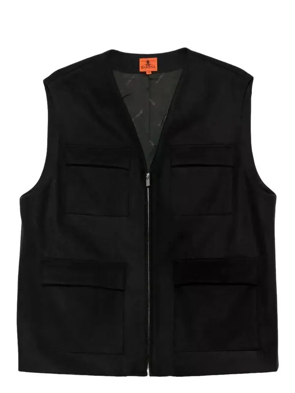 Barena Venezia Vico Multi-pocket Gilet - Black
