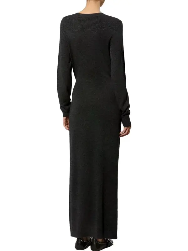 Isabel Marant Étoile Jozira Long Fine-knit Sweater Dress - Grey