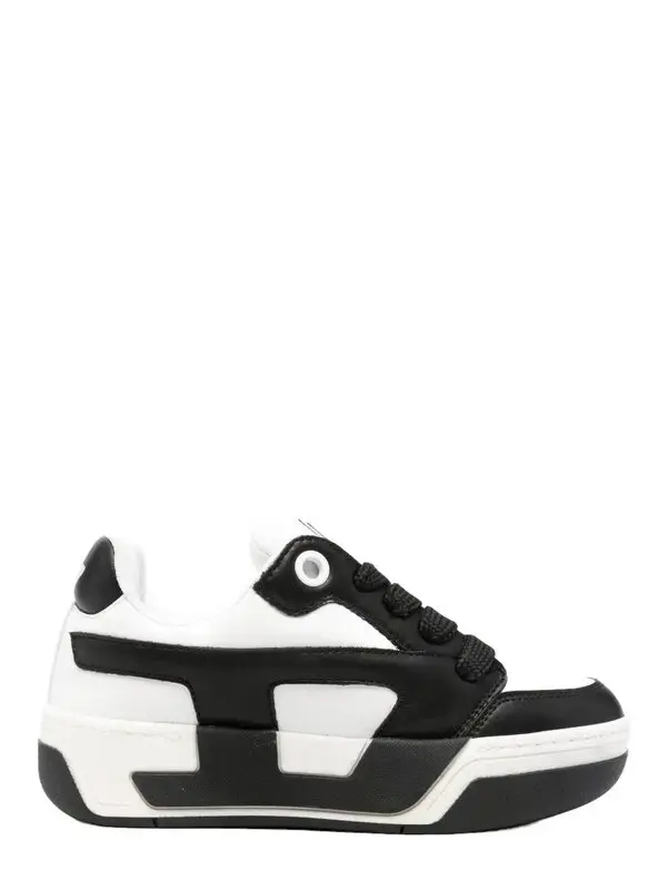 DIESEL® S-d Ollie Logo-patch Panelled Sneakers - White