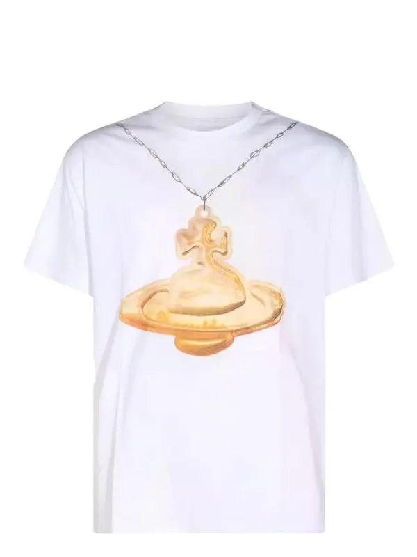 VIVIENNE WESTWOOD Gold Orb Classic T-shirt - White