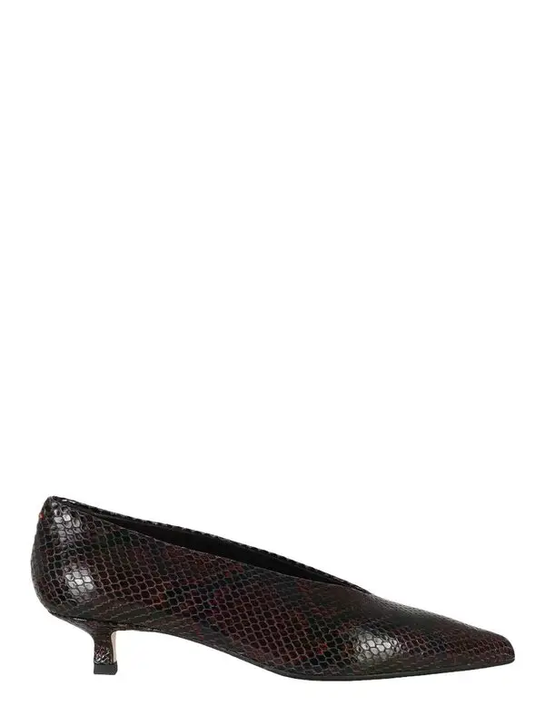 AeydĒ Clara Snake-effect Leather Pumps - Black
