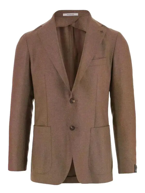 Tagliatore Single-breasted Blazer - Brown