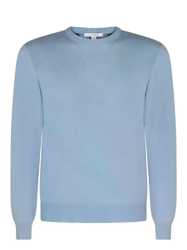 Malo Crew Neck Cashmere Sweater - Blue