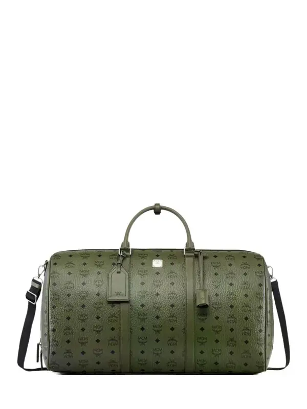 Mcm Visetos Ottomar Weekender Bag - Green