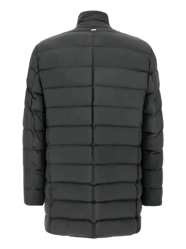 Herno Quilted Down Coat - Grey