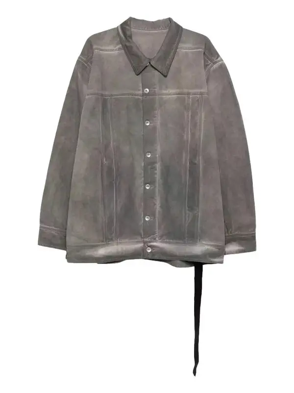 Rick Owens Dust Denim Jacket - Grey
