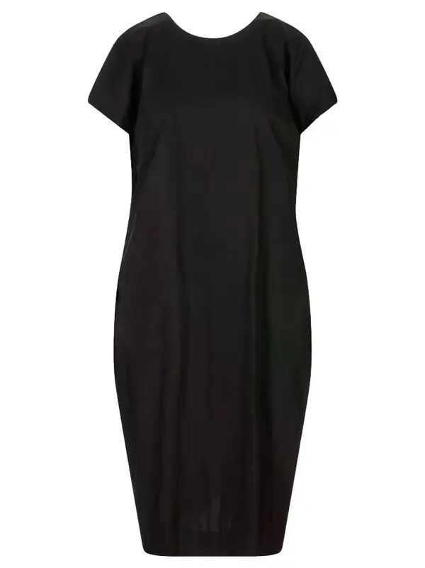 MEIMEIJ Twist-detail Scoop-neck Dress - Black