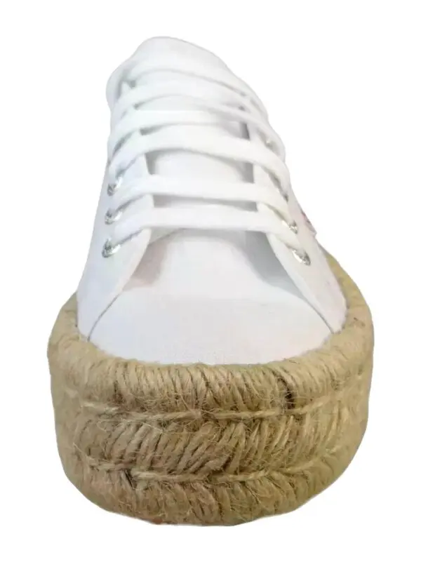 Superga Braided-sole Lace-up Sneakers - White