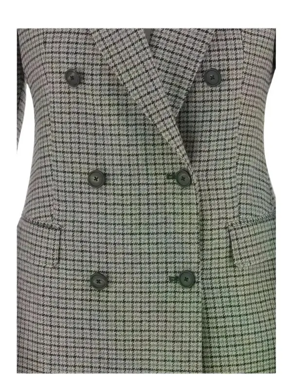 Tagliatore Double-breasted Houndstooth Blazer - Neutrals