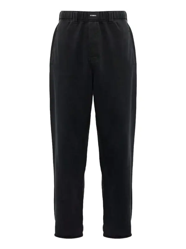 Vetements Elasticated-waist Track Pants - Black