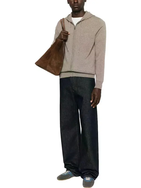Eric Bompard Zip-up Hoodie - Neutrals