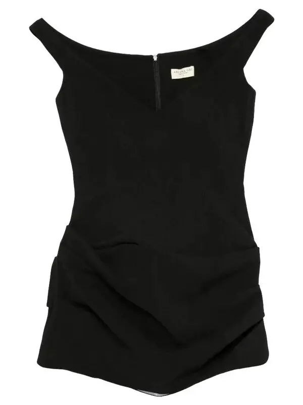 Arcina Ori Avery Draped Dress - Black