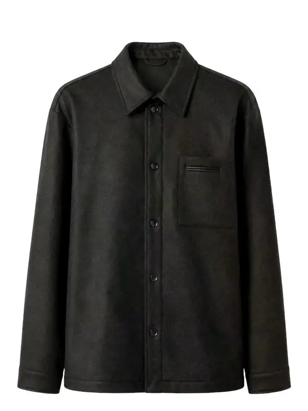 RETORI Padded Flannel Overshirt - Grey