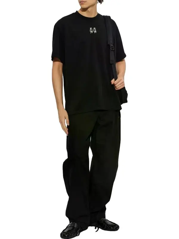 44 LABEL GROUP Logo Print T-shirt - Black