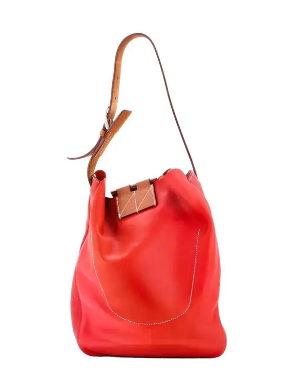 Hermès Virevolte Bag Swift With Clemence 24 Hobo Bag - Red