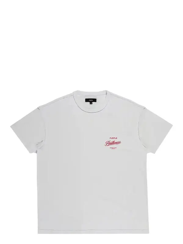 PURPLE BRAND Penthouse Puff-print T-shirt - White