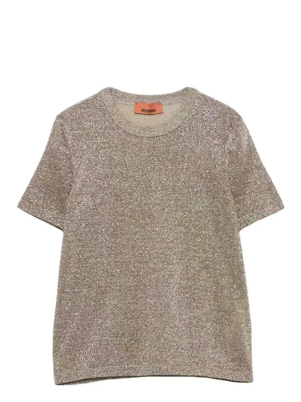 Missoni Crew-neck Short-sleeve Top - Neutrals
