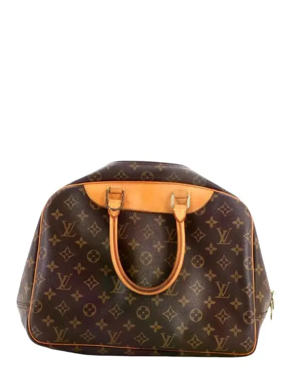 LOUIS VUITTON Monogram Canvas Deauville Handbag - Brown