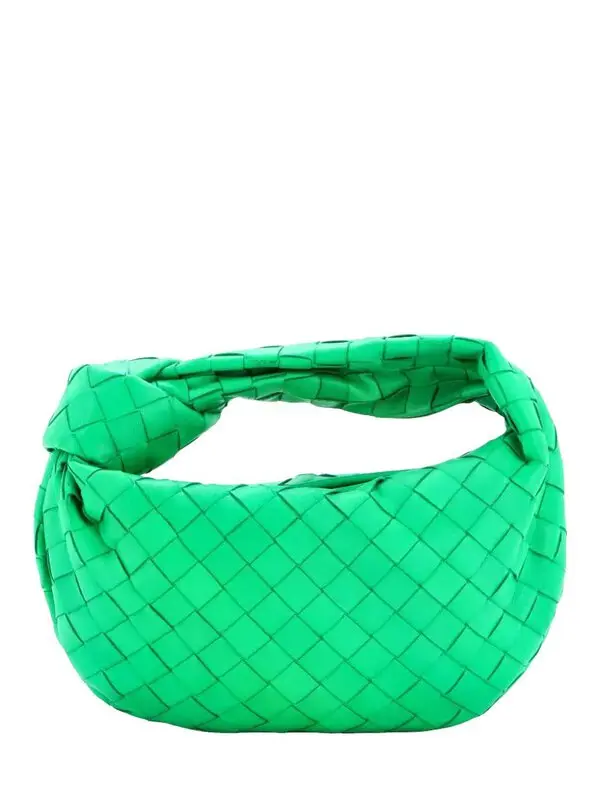 Bottega Veneta Jodie Intrecciato Nappa Mini Hobo Bag - Green
