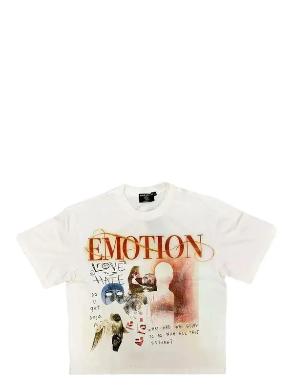 Mixed Emotion Deja Vu Graphic-print T-shirt - White