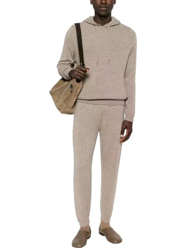 Eric Bompard Cashmere Hoodie - Brown