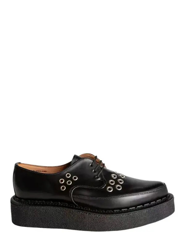 Comme Des Garçons X George Cox Diano Eyelet-embellished Creeper Shoes - Black