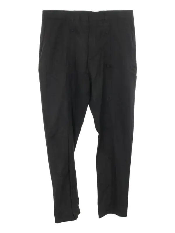 Dior Button-detailed Wool Trousers - Black