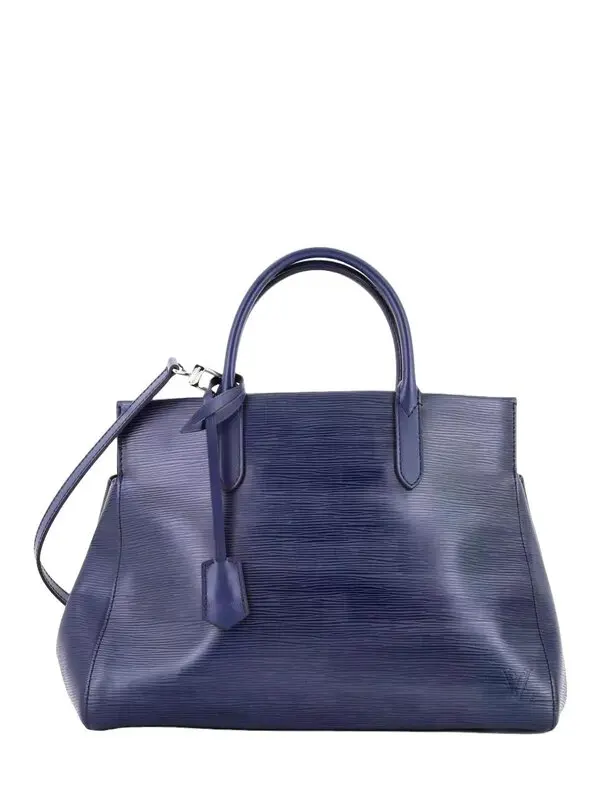 LOUIS VUITTON Epi Leather Satchel Handbag - Blue