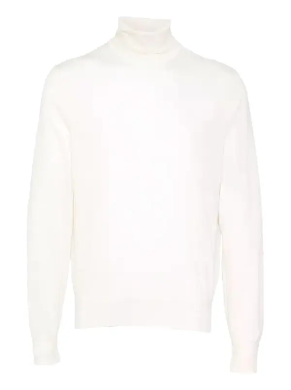 TOM FORD Fine-gauge Roll Neck T-shirt - Neutrals