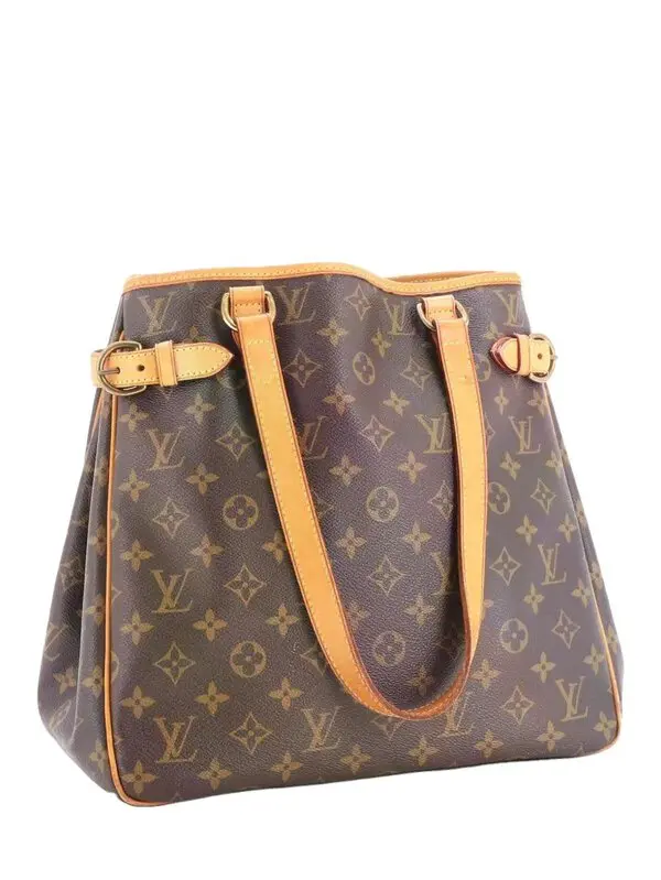LOUIS VUITTON Monogram Canvas Vertical Tote Bag - Brown