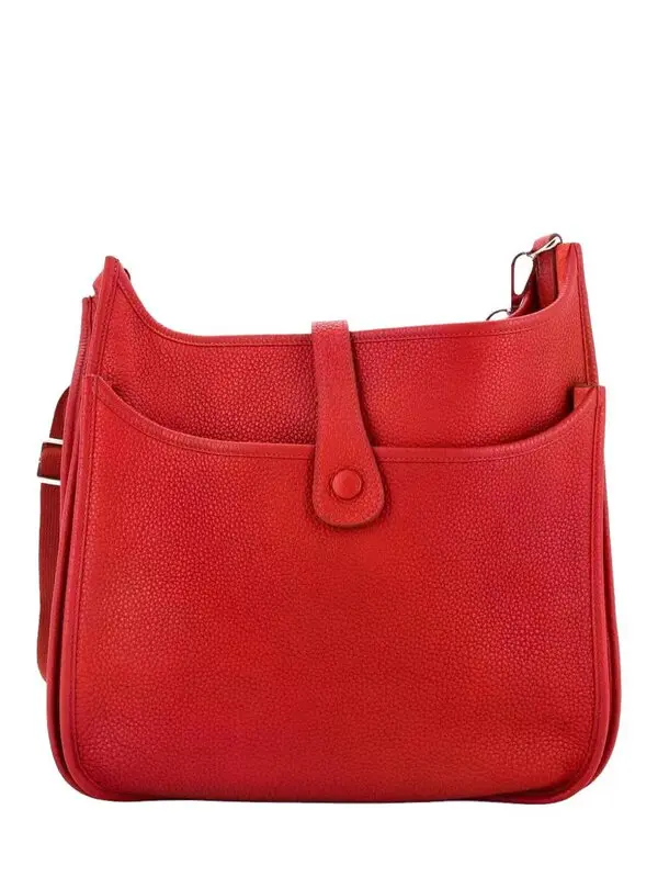 Hermès Evelyne Bag Gen Iii Clemence Gm - Red