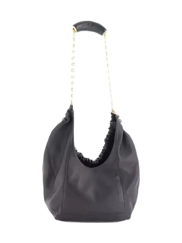 Loewe Squeeze Leather Small Hobo Bag - Black