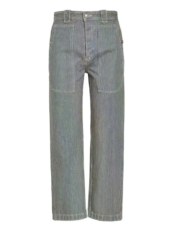 MARANT ETOILE Ermina Stripe-pattern Jeans - Blue