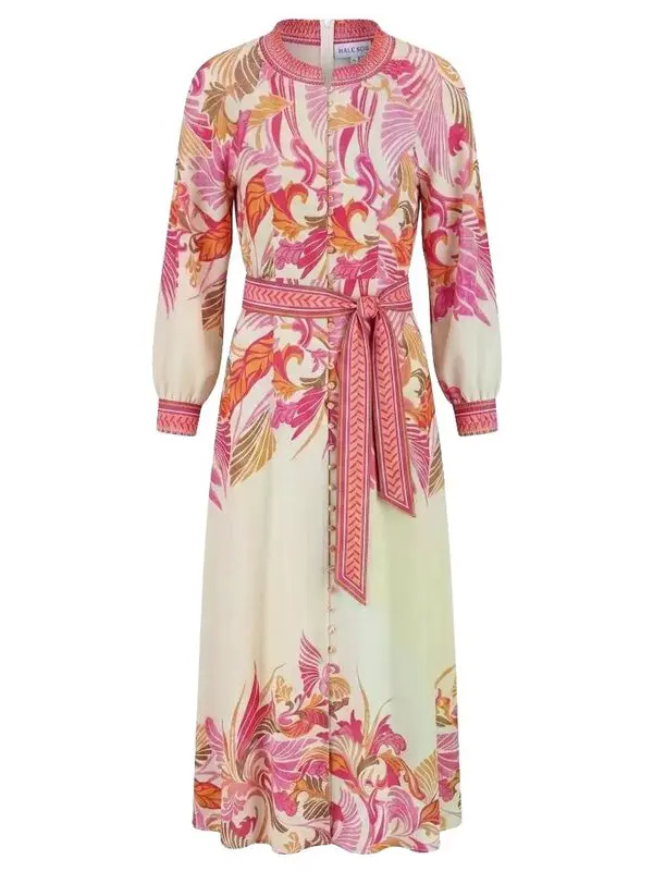 Hale Bob Belize Floral-print Maxi Dress - Neutrals