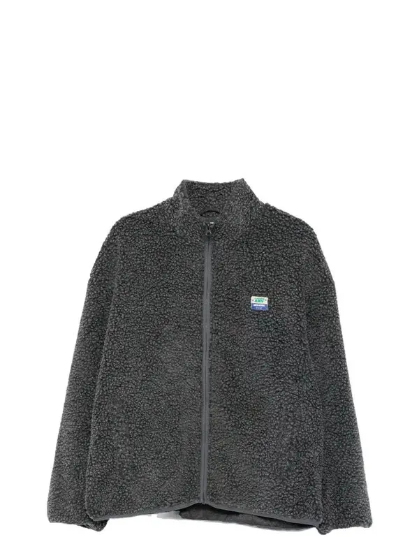 American Vintage Zip-up Fleece Sweatshirt - Grey