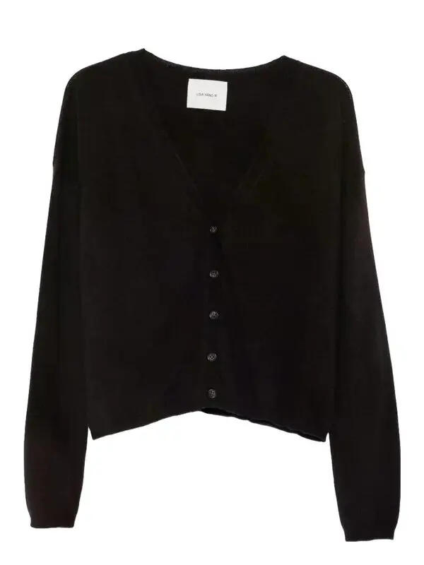 LISA YANG Abby V-neck Cardigan - Brown