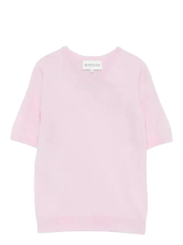 Eric Bompard Short-sleeved Cashmere Jumper - Pink