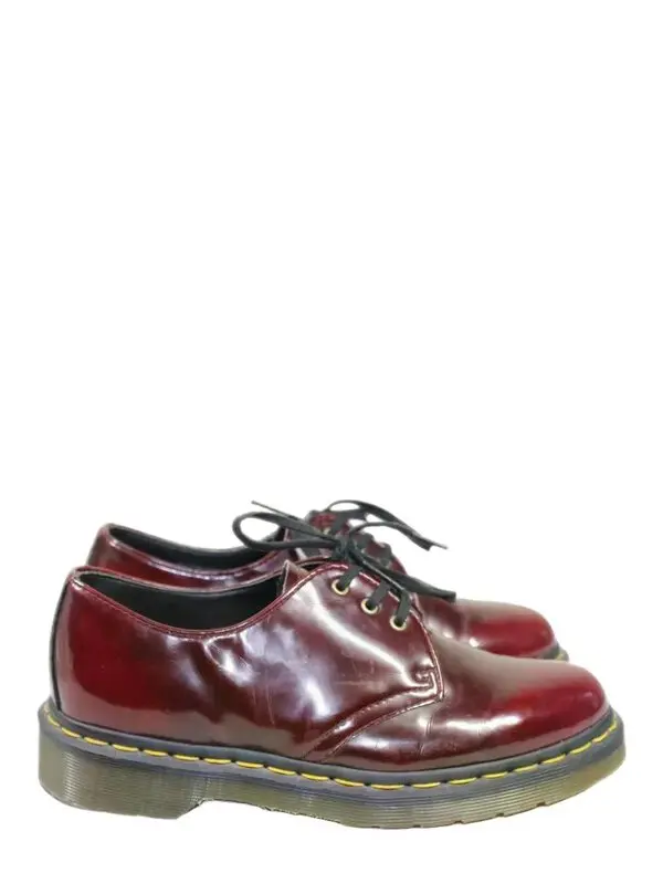 Dr. Martens 1461 Cherry Polished Lace-up Derby Shoes - Red