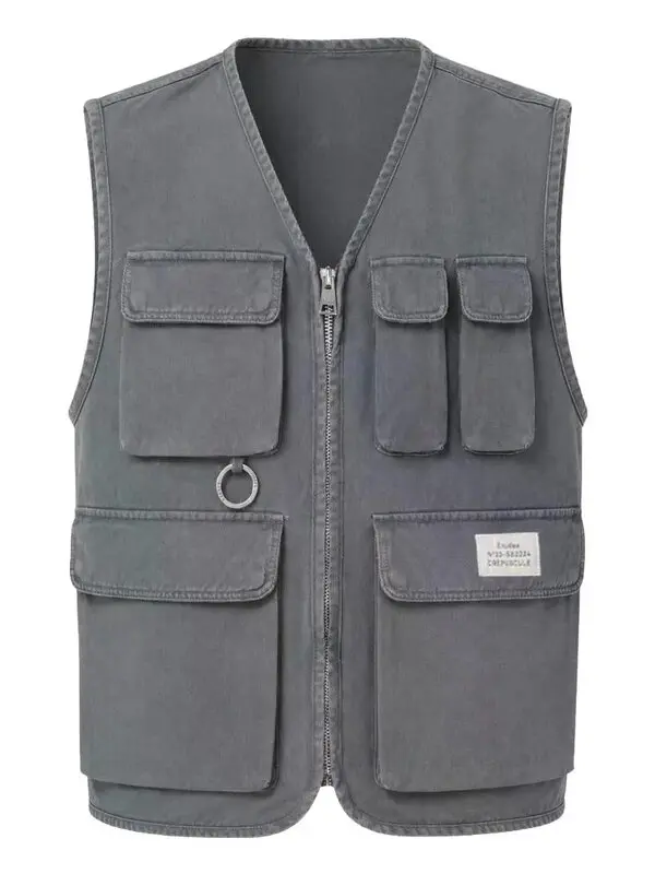 Études Studio Multi-pocket Gilet - Grey