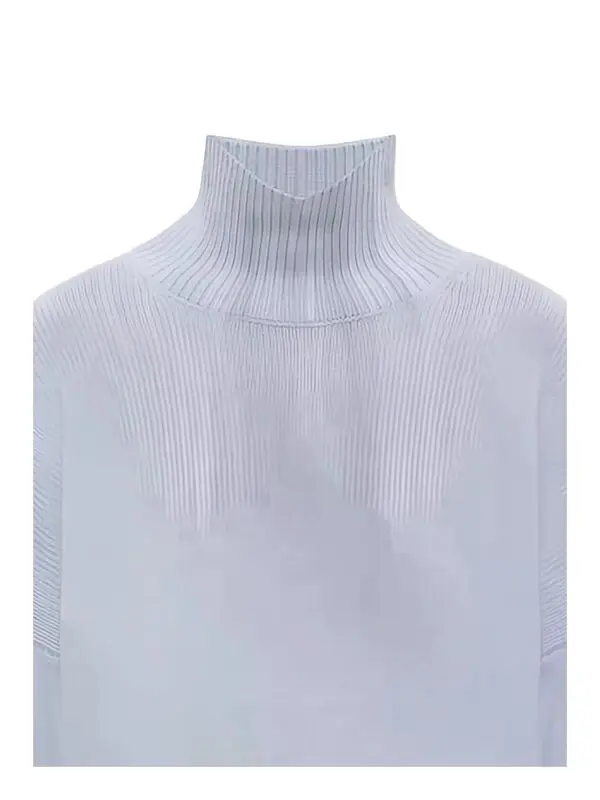 LISA YANG Cashmere Roll Neck Sweater - Blue