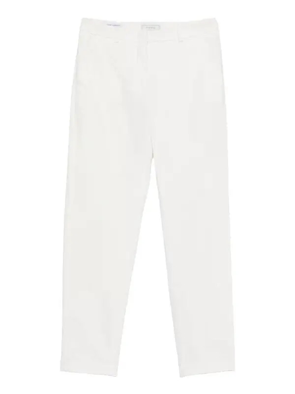 Peserico Straight-leg Tailored Trousers - White